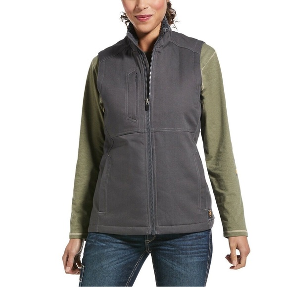 Ariat | Jackets & Coats | New Ariat Womensrebar Duracanvas Insvestrebar ...